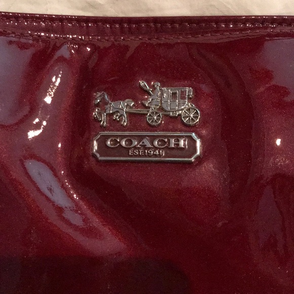 Coach | Bags | Coach Red Patent Leather Shoulder Bag | Poshmark